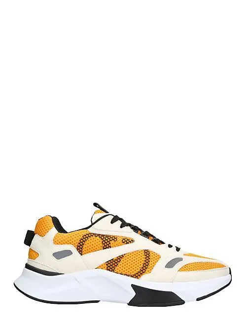 Valentino Garavani Demivee Mesh And Suede Trainers - White/comb
