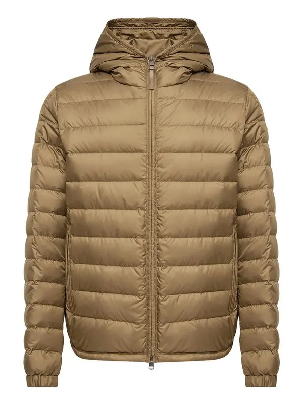 Moncler Solienn Hooded Short Down Jacket - Green