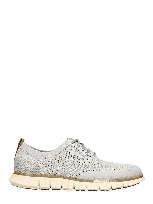 Cole Haan Zerøgrand Wingtip Stitchlite Knitted Oxford Shoes - Bone
