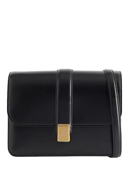 Khaite Blake Leather Cross-body Bag - Black
