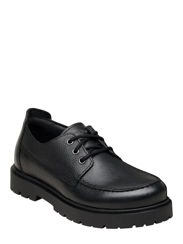 BIRKENSTOCK Highwood Moc Lace Low Natural Leather - Black