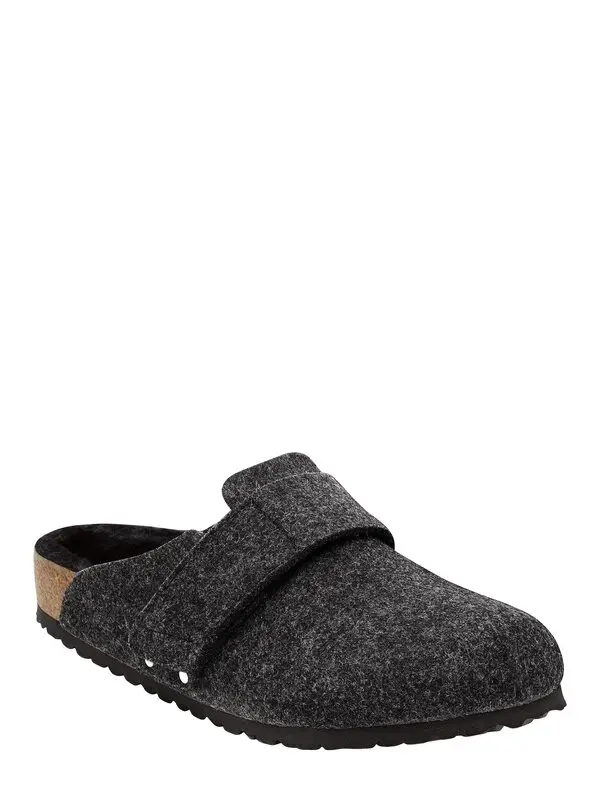 BIRKENSTOCK Loma Shearling Felt Clogs - Anthracite