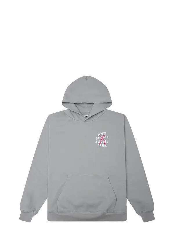 ANTI SOCIAL SOCIAL CLUB Cancelled' Hand Painted Hoodie - Grey