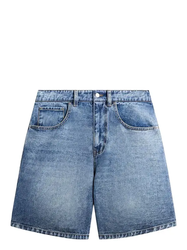 Kith X Messi For Adidas Denim Short - Blue