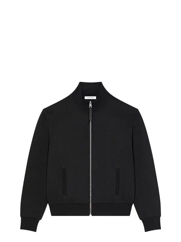 Givenchy Quilted Zipped Sweatshirt - Black