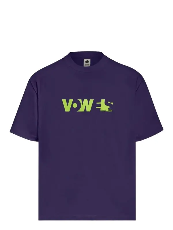 VOWELS Blur Tee - Blue