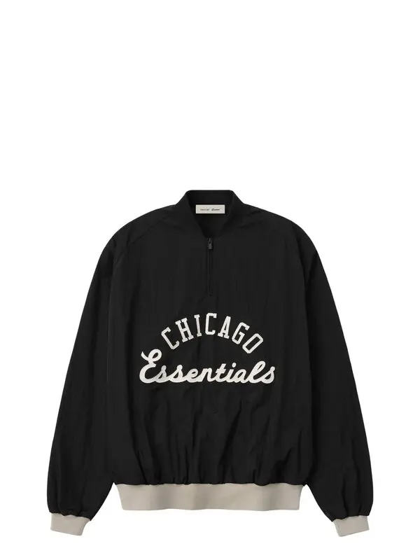 Fear Of God Half Zip Pullover - Black