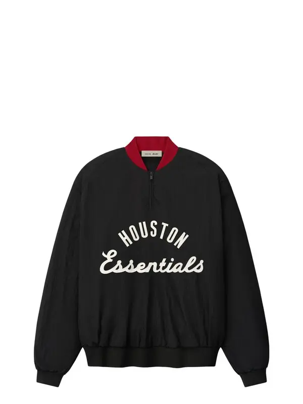 Fear Of God Astros Half Zip Pullover - Black