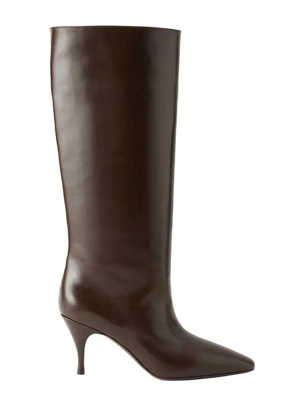 HERBERT LEVINE Two Faced Color-block Stiletto Boots - Multi