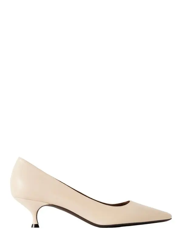HERBERT LEVINE Pump Du Jour 50 Leather Pumps - Gray