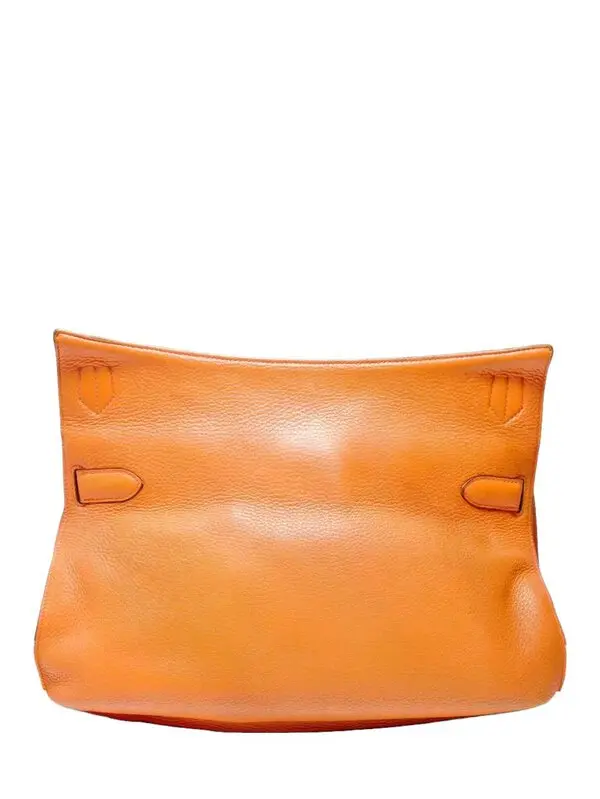 Hermès Jypsière Taurillon Clemence Shoulder Bag - Orange