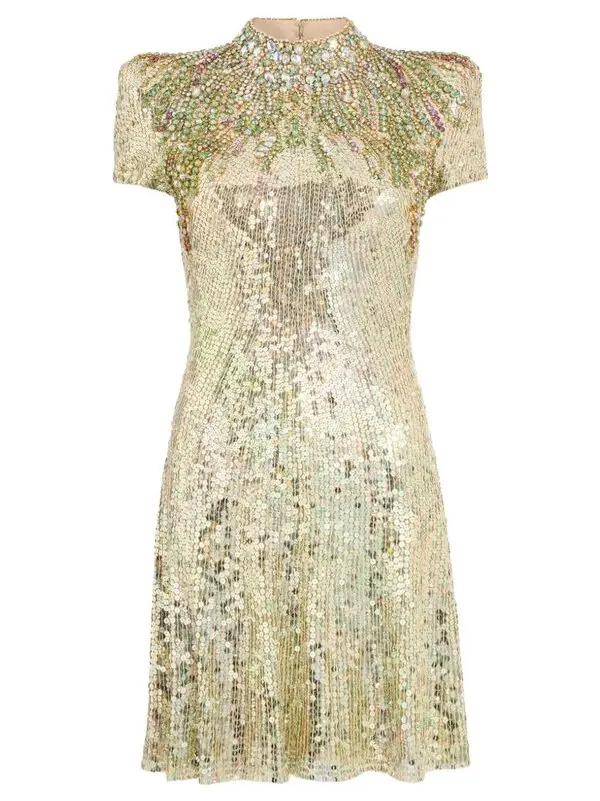 Jenny Packham Mini Tala Dress - Green