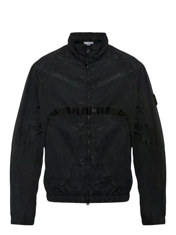 Stone Island Logo Patch Jacket - Black
