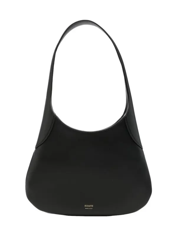 Khaite Joan Small Leather Hobo Bag - Black