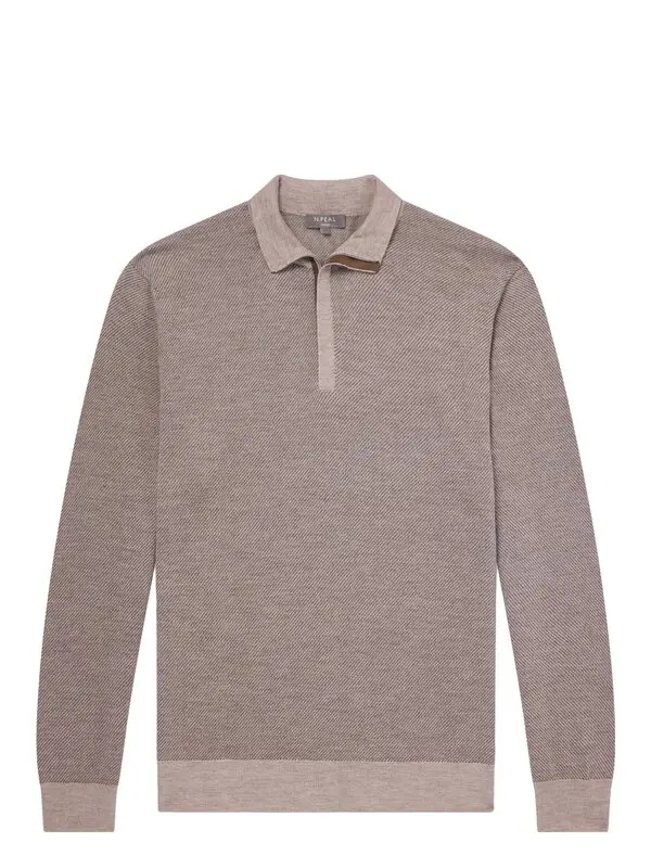 N.peal Cashmere And Silk-blend Shirt - Brown
