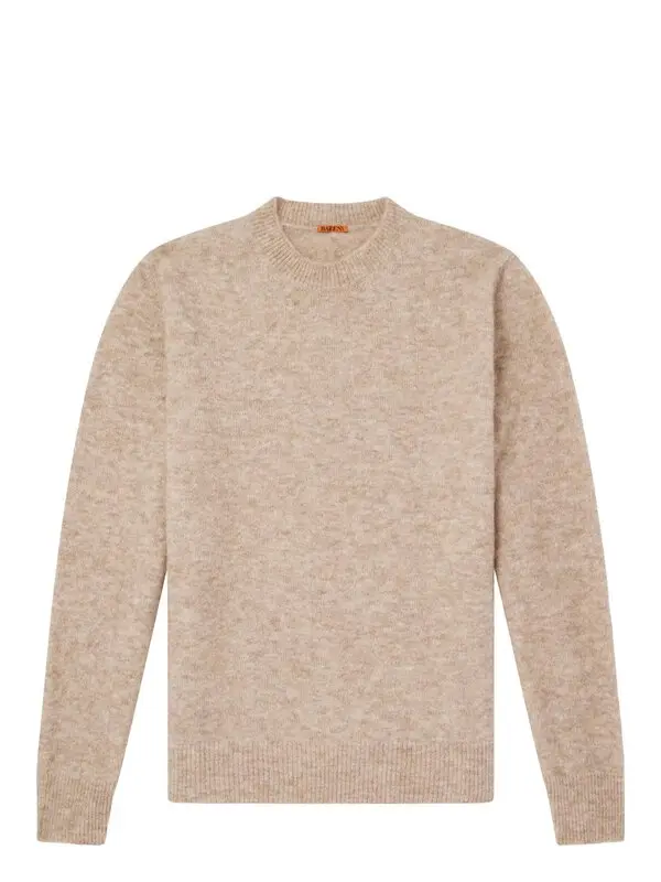 Barena Venezia Alpaca-blend Crew Neck Sweater - Neutrals