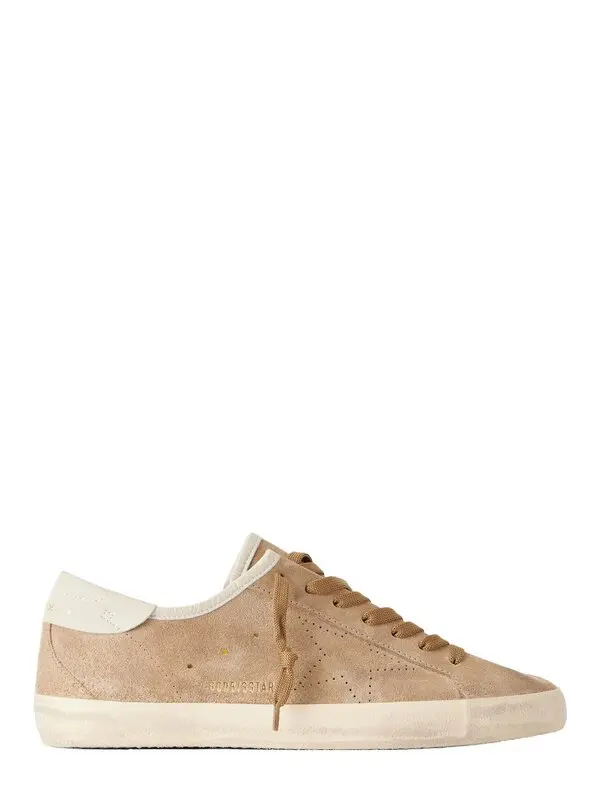 GOLDEN GOOSE Soul Star Suede Sneakers - Brown