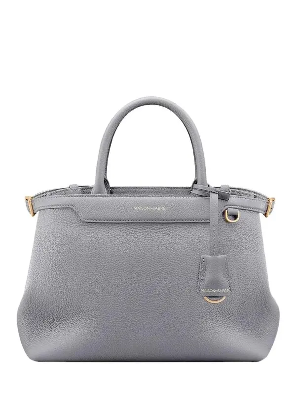 MAISON DE SABRE Palais Leather Tote Bag - Grey