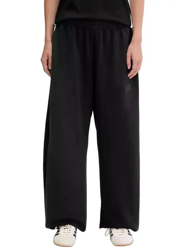 Adidas Soft Lux Wide-leg Track Pants - Black