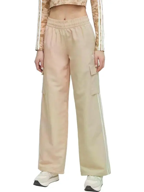Adidas Adicolor 3-stripes Cargo Track Pants - Neutrals