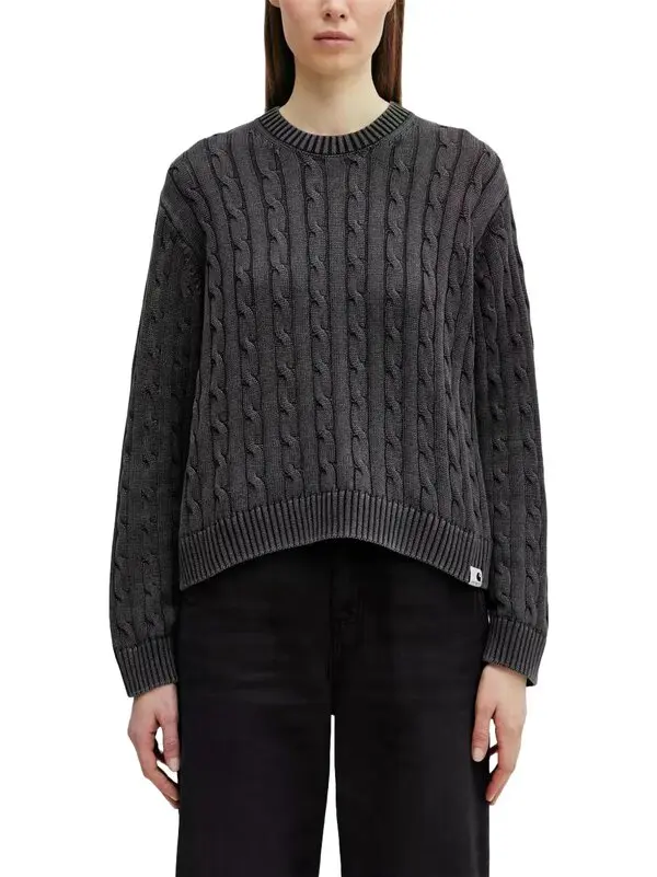 Carhartt Work In Progress Carter Cable-knit Sweater - Black
