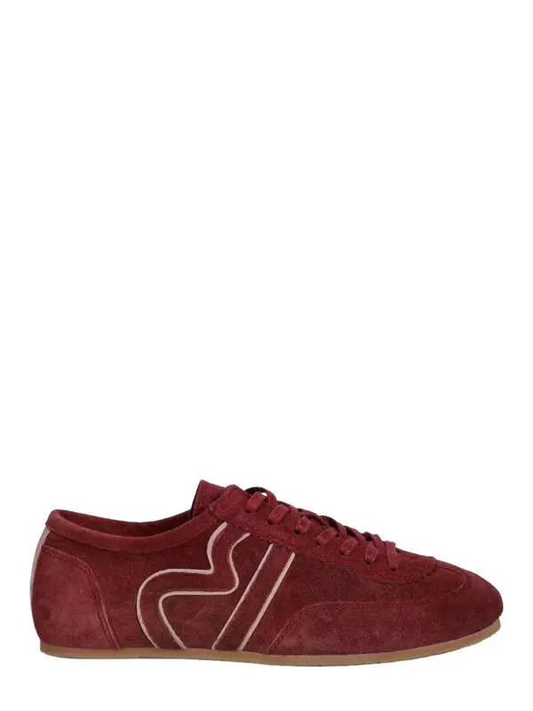 BILLI BI Lace-up Suede Sneakers - Red