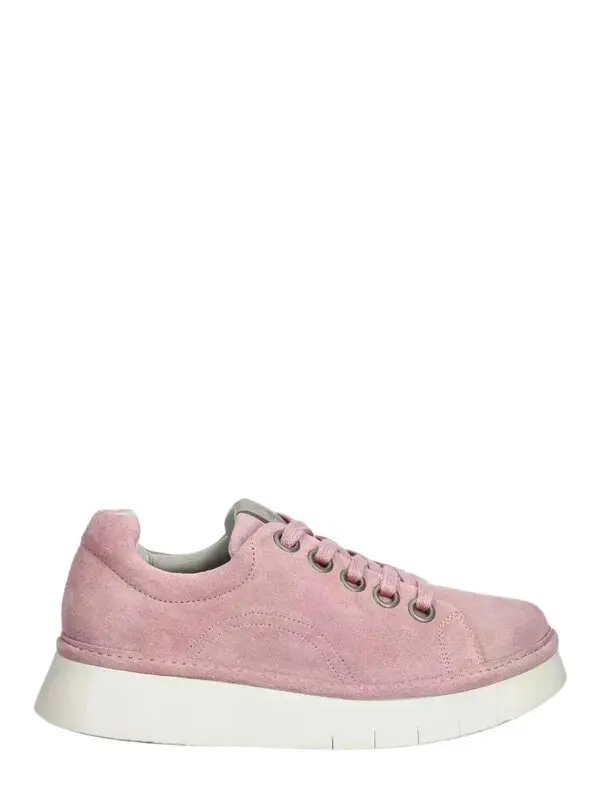 Fly London Suede Lace-up Flatform Sneakers - Pink