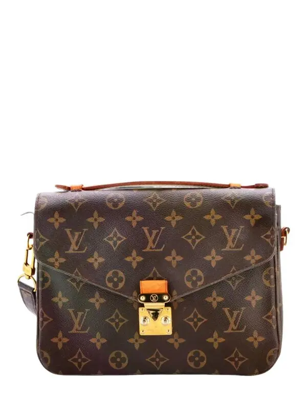 LOUIS VUITTON Pochette Metis Monogram Canvas Crossbody Bag - Brown