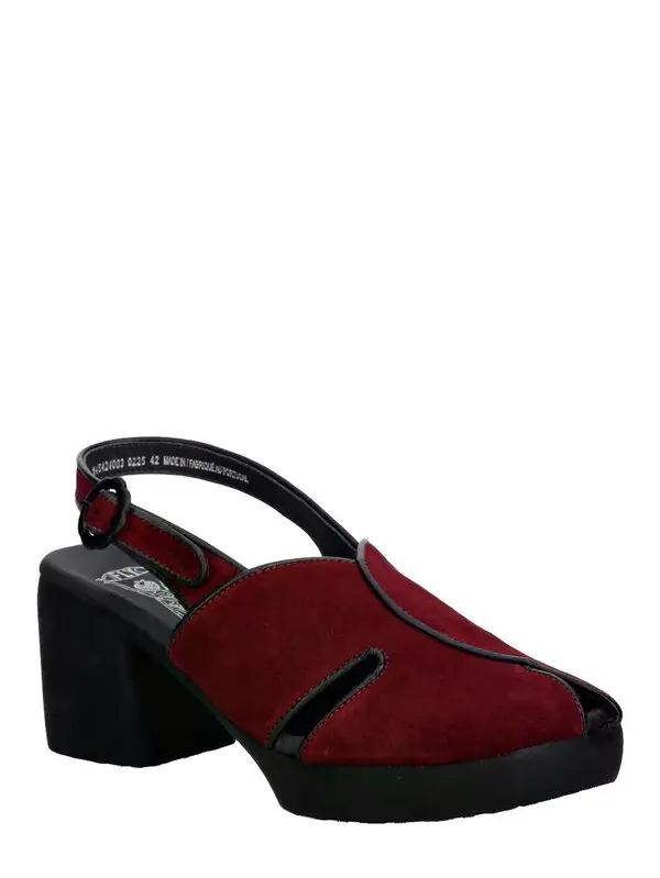 Fly London Buckle-fastening Slingback Pumps - Red
