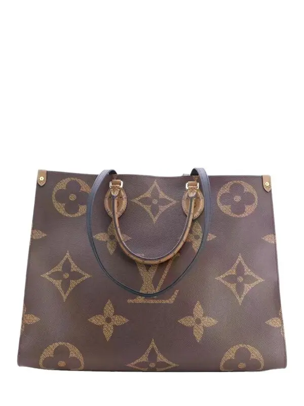 LOUIS VUITTON Giant Monogram Reverse Onthego Gm Tote Bag - Brown
