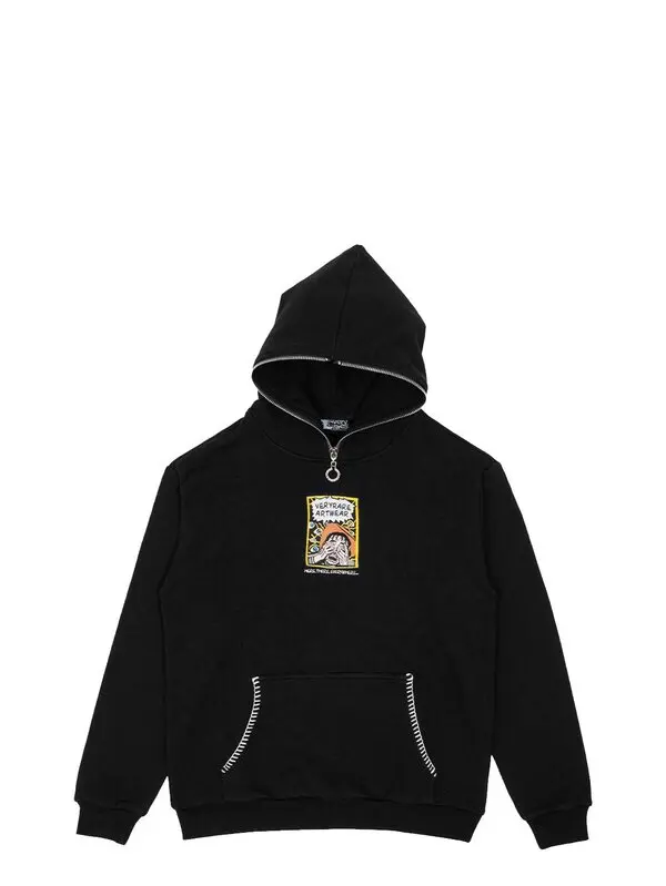 VERYRARE Cowboy Eyes Everywhere" Embroidered Hoodie - Black