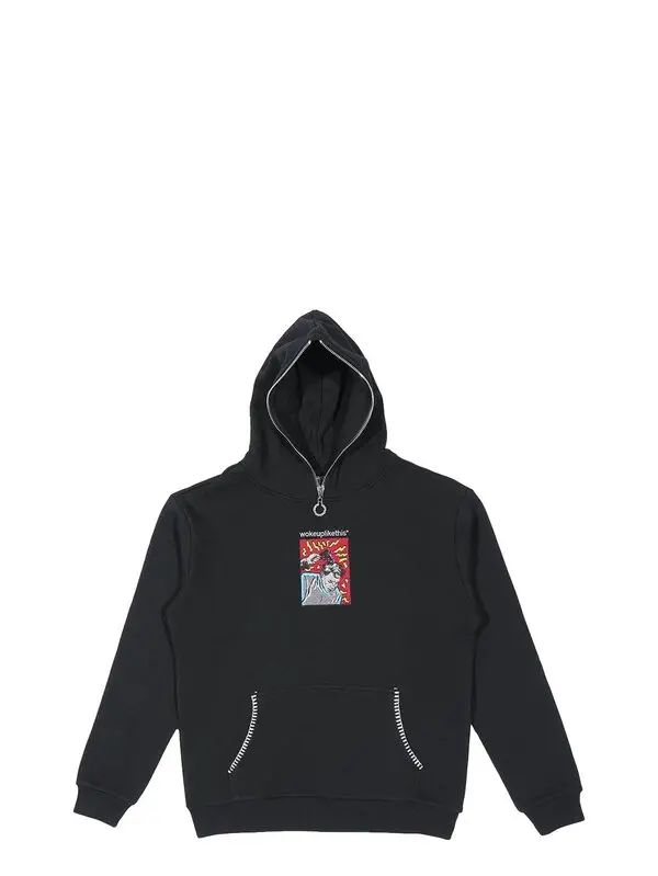 VERYRARE Pistol'd Hoodie With Embroidered Graphic - Black