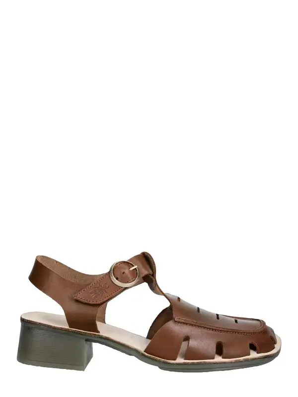 Fly London Buckle-fastening Cut-out Sandals - Brown