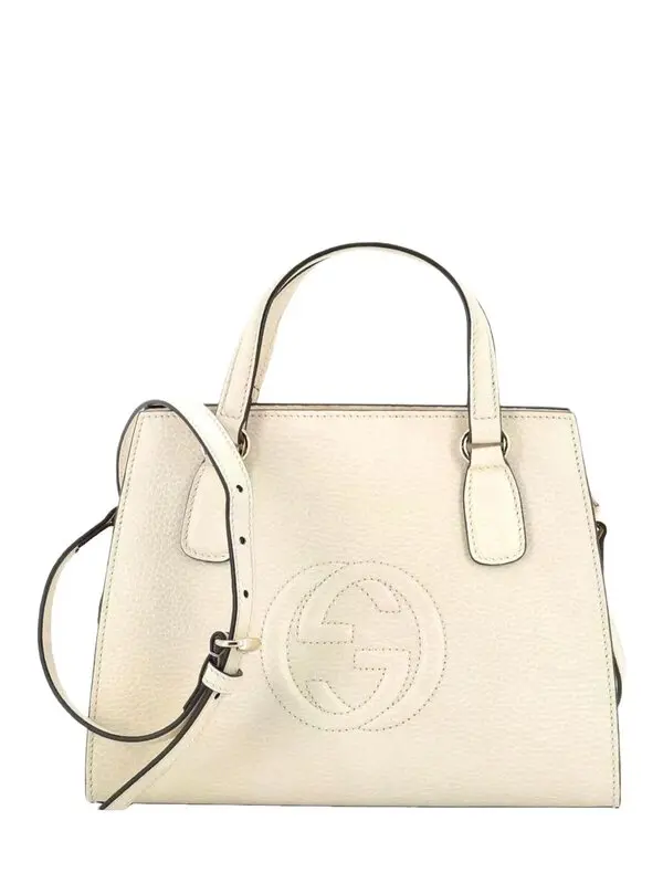 Gucci Soho Convertible Top Handle Small Satchel - Neutrals