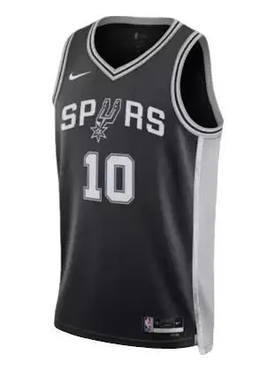 Nike San Antonio Spurs 2022/23 Drifit Jersey - Black