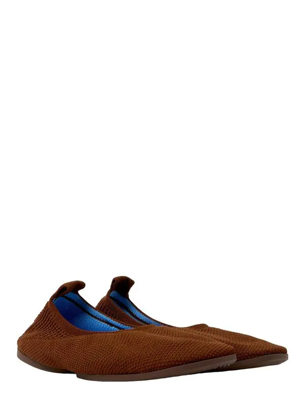 Camper Right Niko Ballerina Flat - Medium Brown
