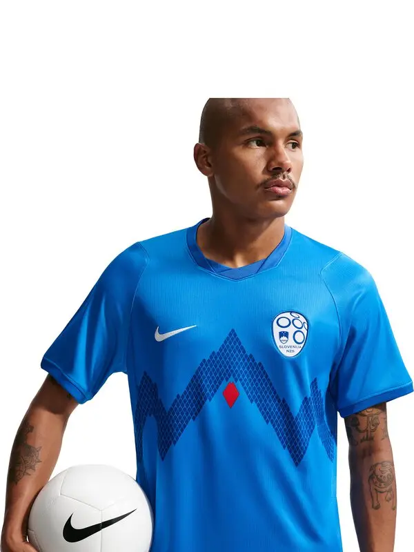 Nike Slovenia 2026 Stadium Away Soccer Replica Jersey - Blue