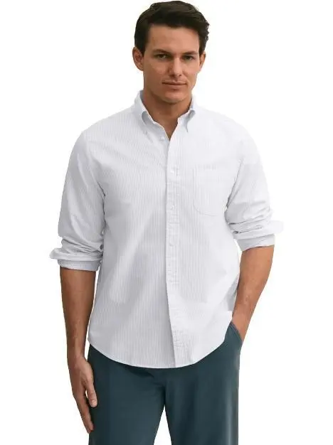Brooks Brothers Friday Oxford Shirt, Candy Striped - Violet