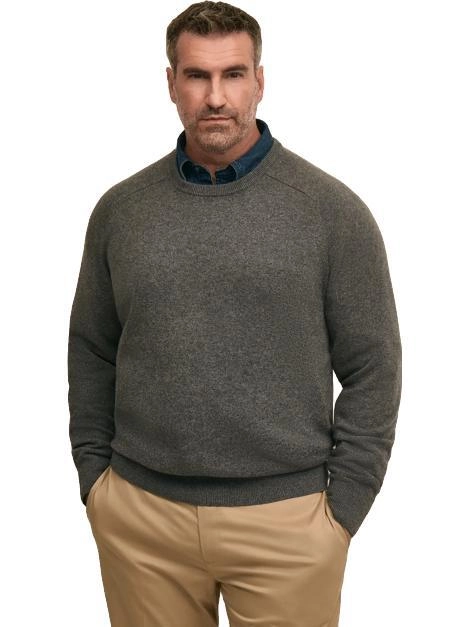 Brooks Brothers 3-ply Cashmere Crewneck Sweater - Grey