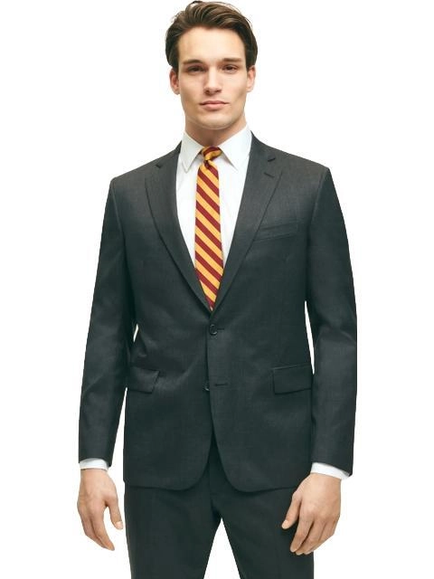 Brooks Brothers Classic Fit Wool 1818 Suit - Grey