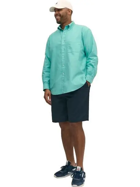 Brooks Brothers Big & Tall Friday Shirt, Gart Dyed Oxford - Turquoise