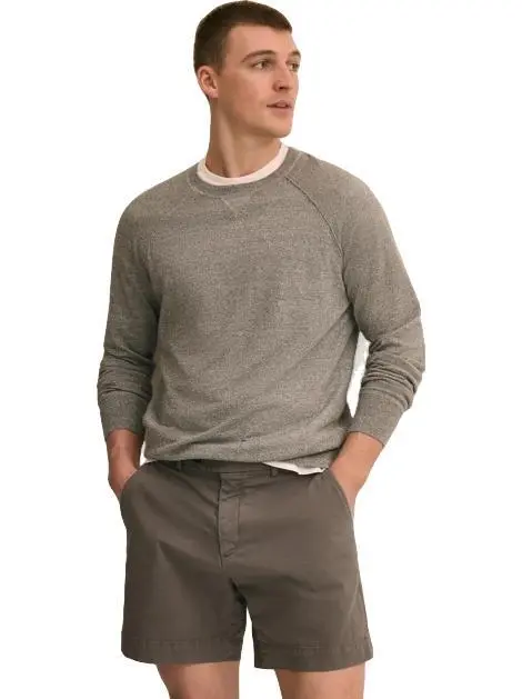 Brooks Brothers Linen-cotton-cashmere Crewneck Sweatshirt - Grey