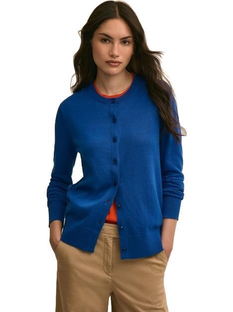 Brooks Brothers Supima Cotton Cardigan Sweater - Blue