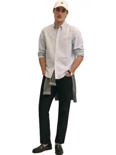 Brooks Brothers Straight Fit Denim Jeans - Black