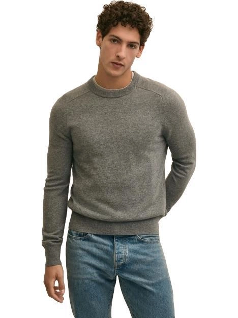 Brooks Brothers 3-ply Cashmere Sweater - Grey