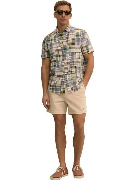 Brooks Brothers 6" Friday Shorts In 8-wale Cotton Corduroy - Light Beige