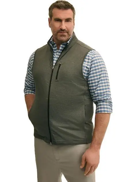 Brooks Brothers Performance Series Full-zip Vest - Grey
