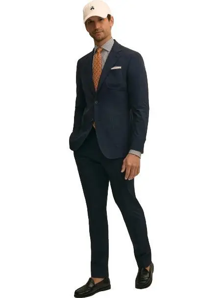 Brooks Brothers Performance Series Suit Pants - Navy