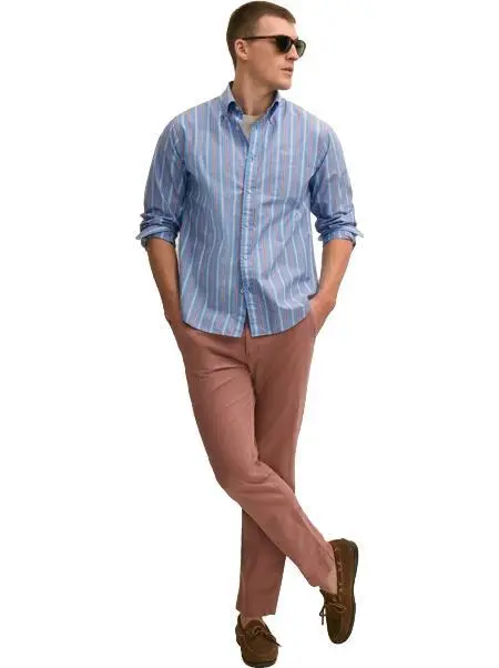 Brooks Brothers The Friday Chino Pants - Rose