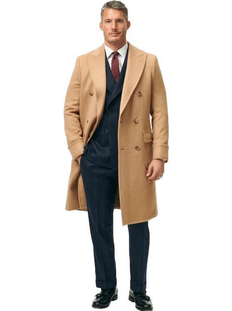 Brooks Brothers The Camel Hair Polo Coat - Brown